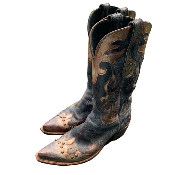 Lucchese | Shoes | Lucchese Diva Womens Western Cowboy Boots Size 8 ...